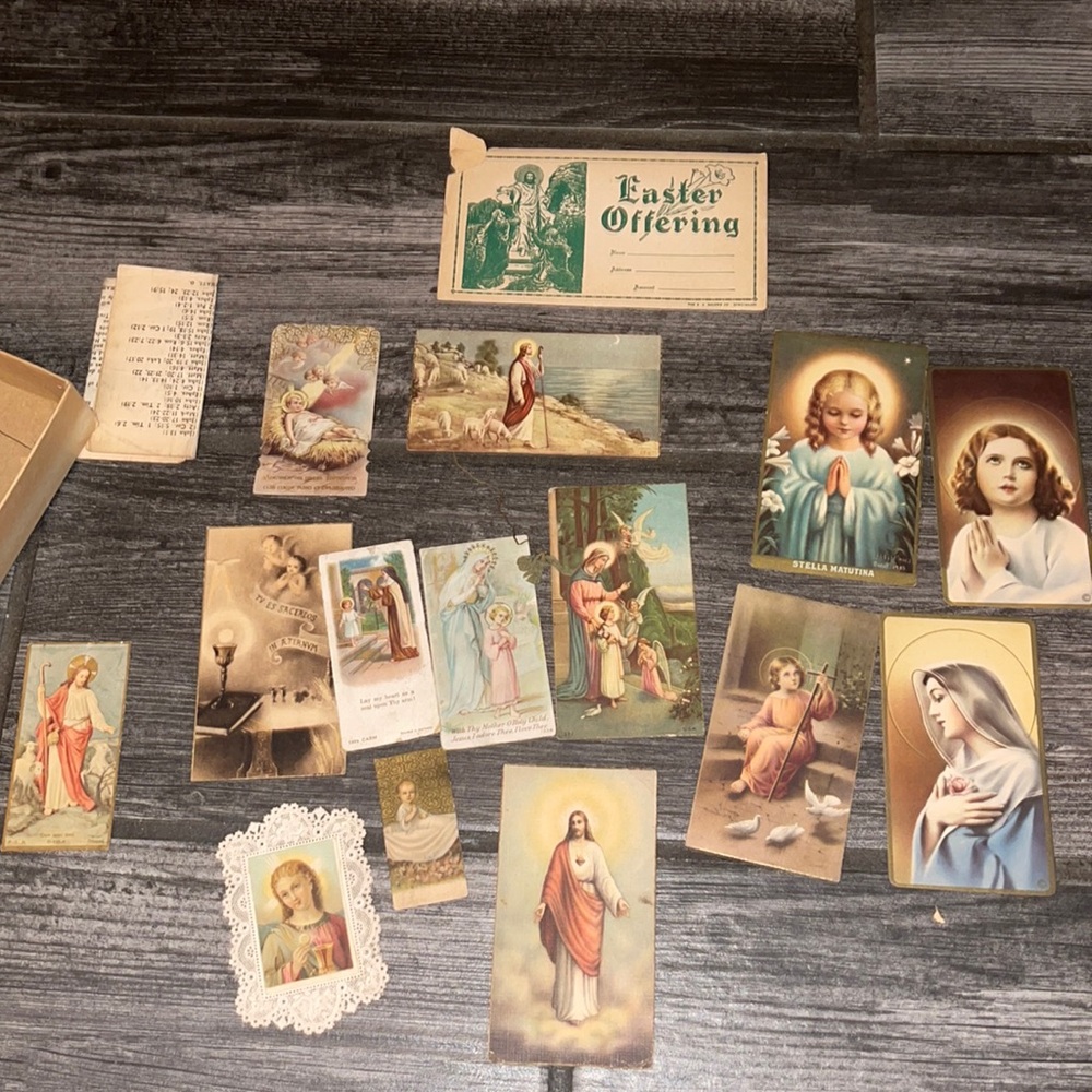Vintage Religious Book Mark Cards 1800s 1900s God Jes… - Gem